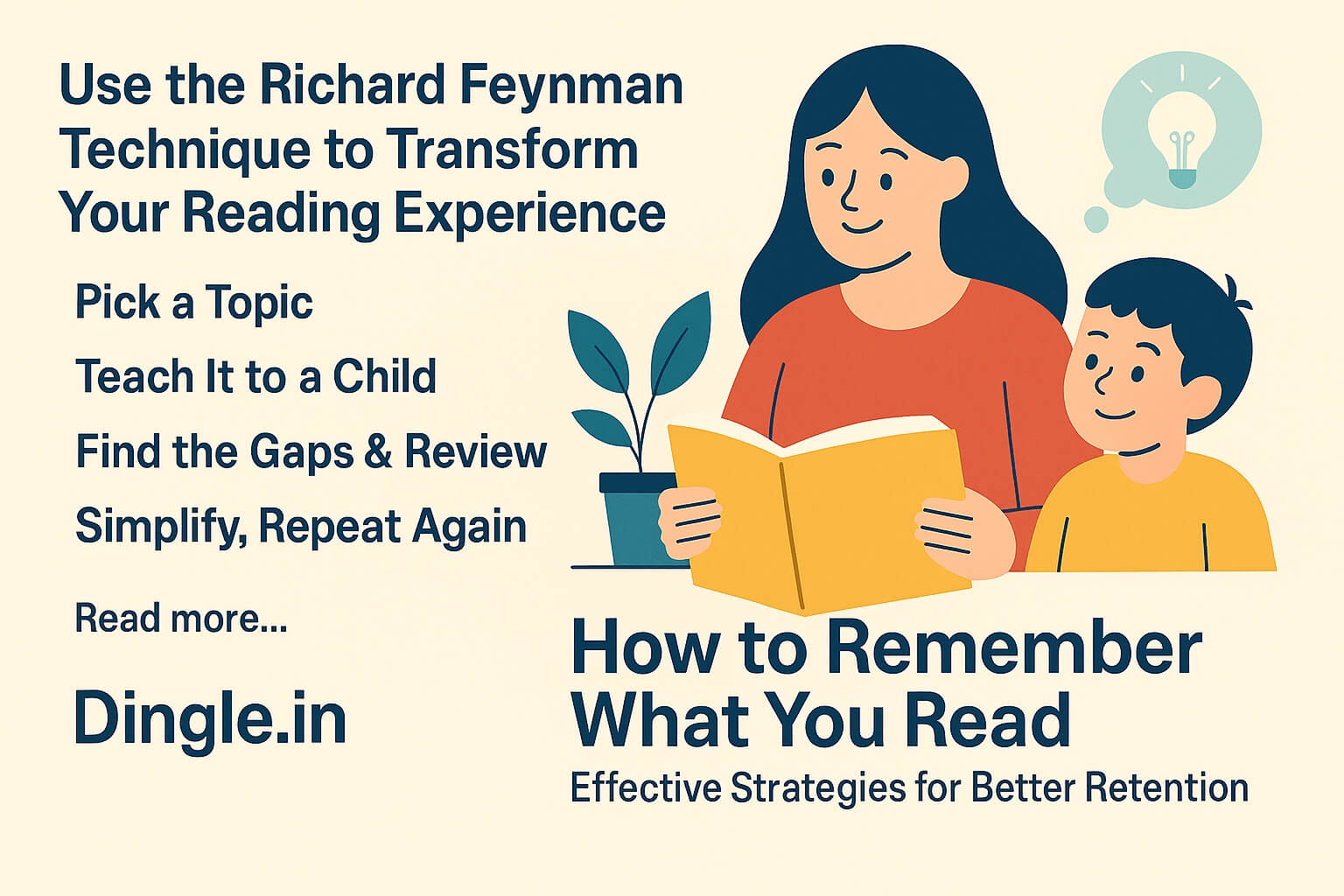 How to Remember or Retain What You Read ? - Dingle.in